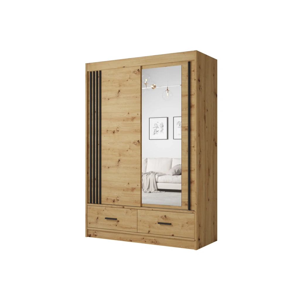 Dulap Dressing Amelia -Artisan 150 x 216 cm uși culisante » Mobila Croma